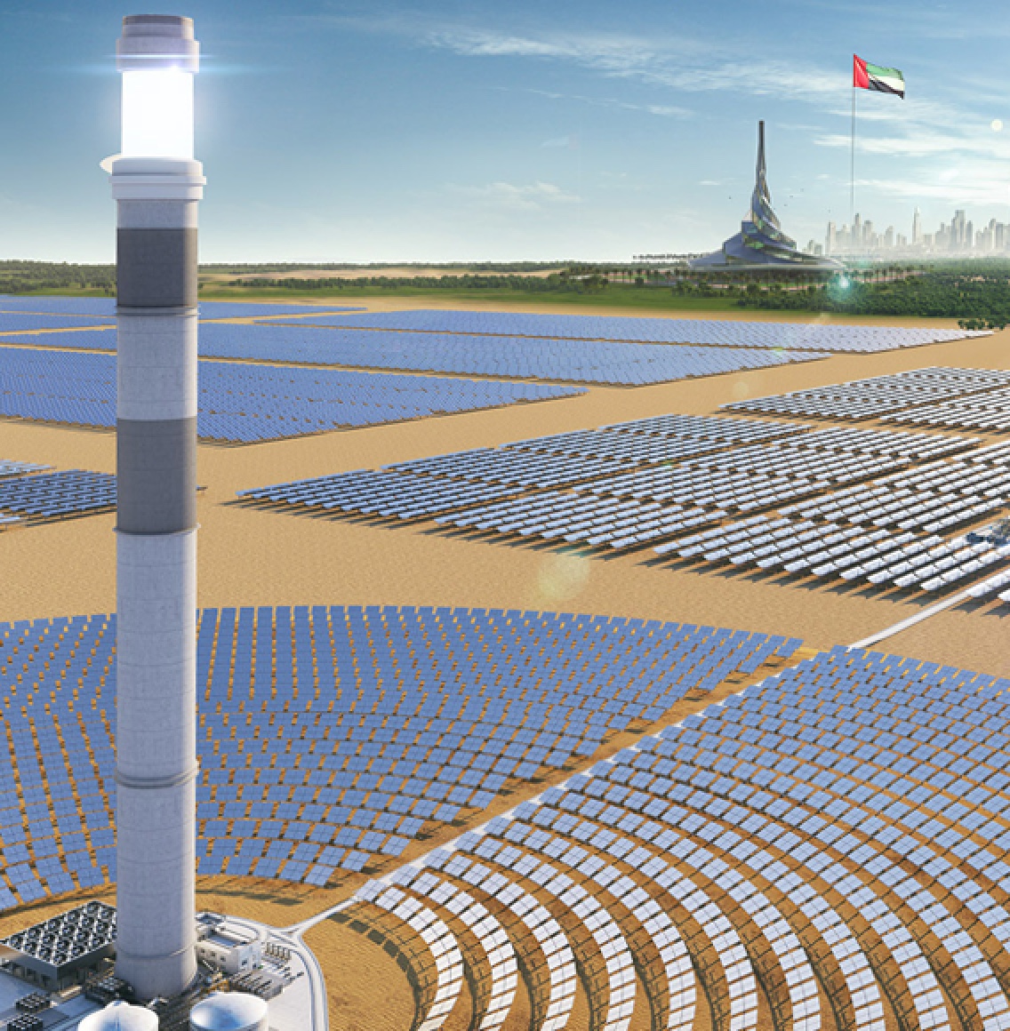 Las mayores centrales solares del mundo. 6: parque Mohammed bin Rashid Al Maktoum (EAU) – pv ...