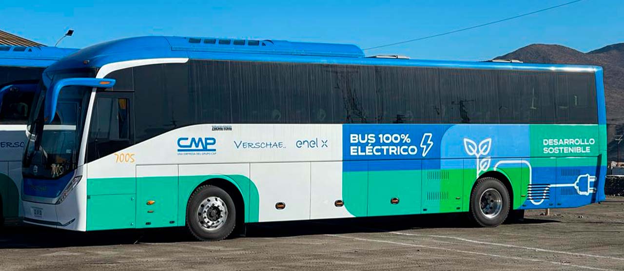Presentan en Chile la primera flota de buses 100% eléctricos para la ...