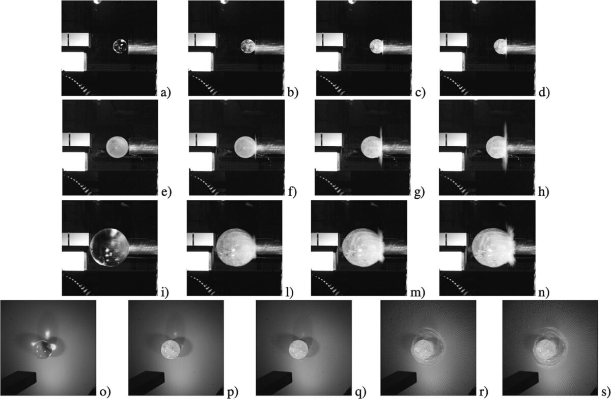 Nueva prueba de granizo para evaluar el impacto de grandes bolas de ...