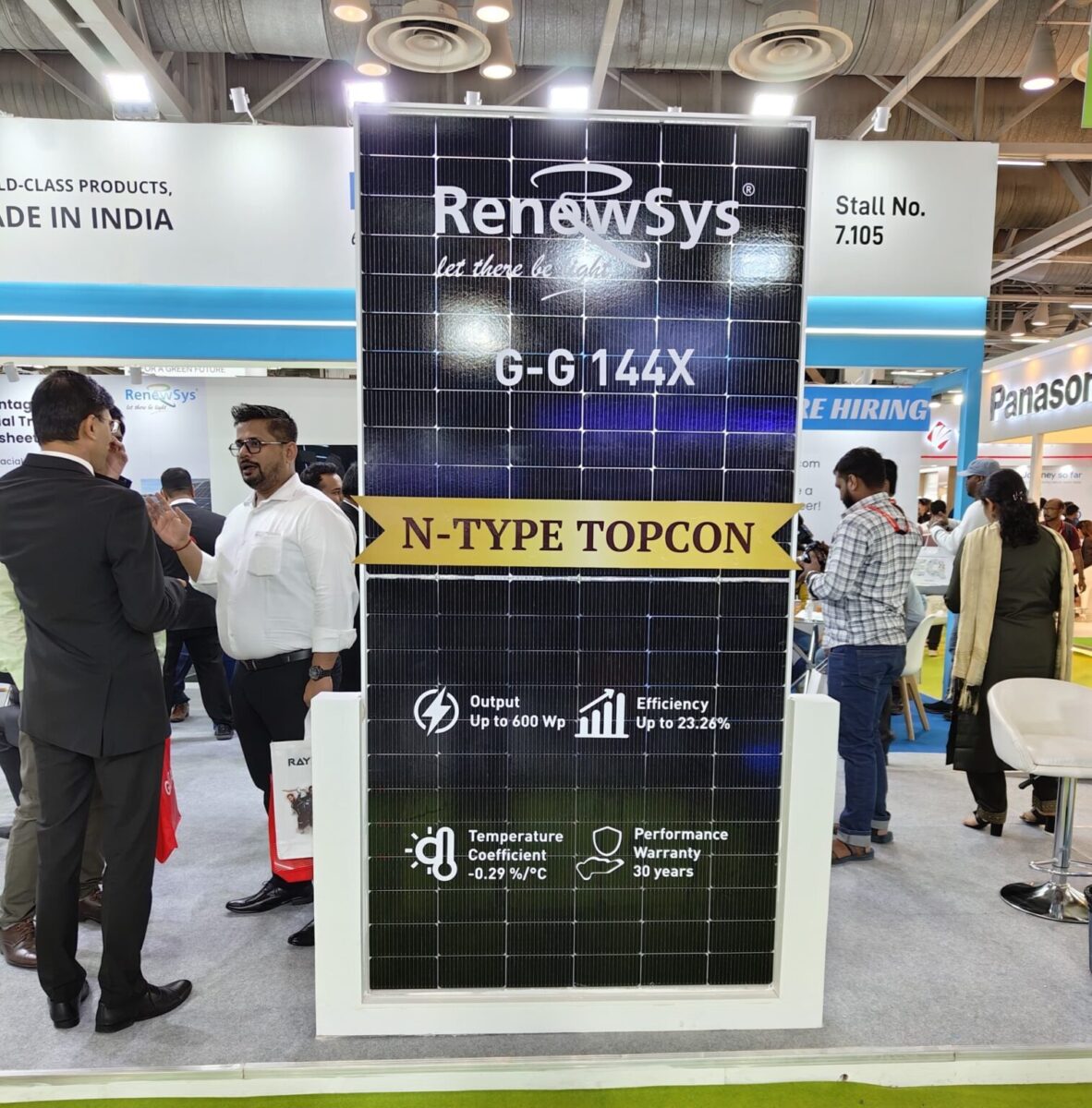 RenewSys presenta un módulo solar TOPCon de 600 W con una eficiencia ...