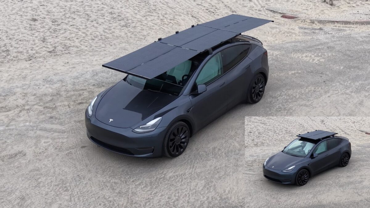 El portaequipajes solar ampliable añade 1 kW de carga sin conexión a la red para vehículos ...