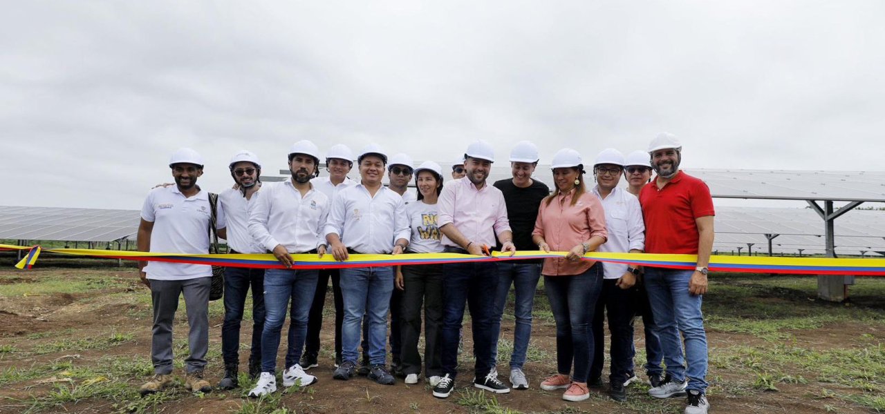 Inauguran en Sucre, Colombia, una planta solar que beneficiará a 500 familias y entidades ...