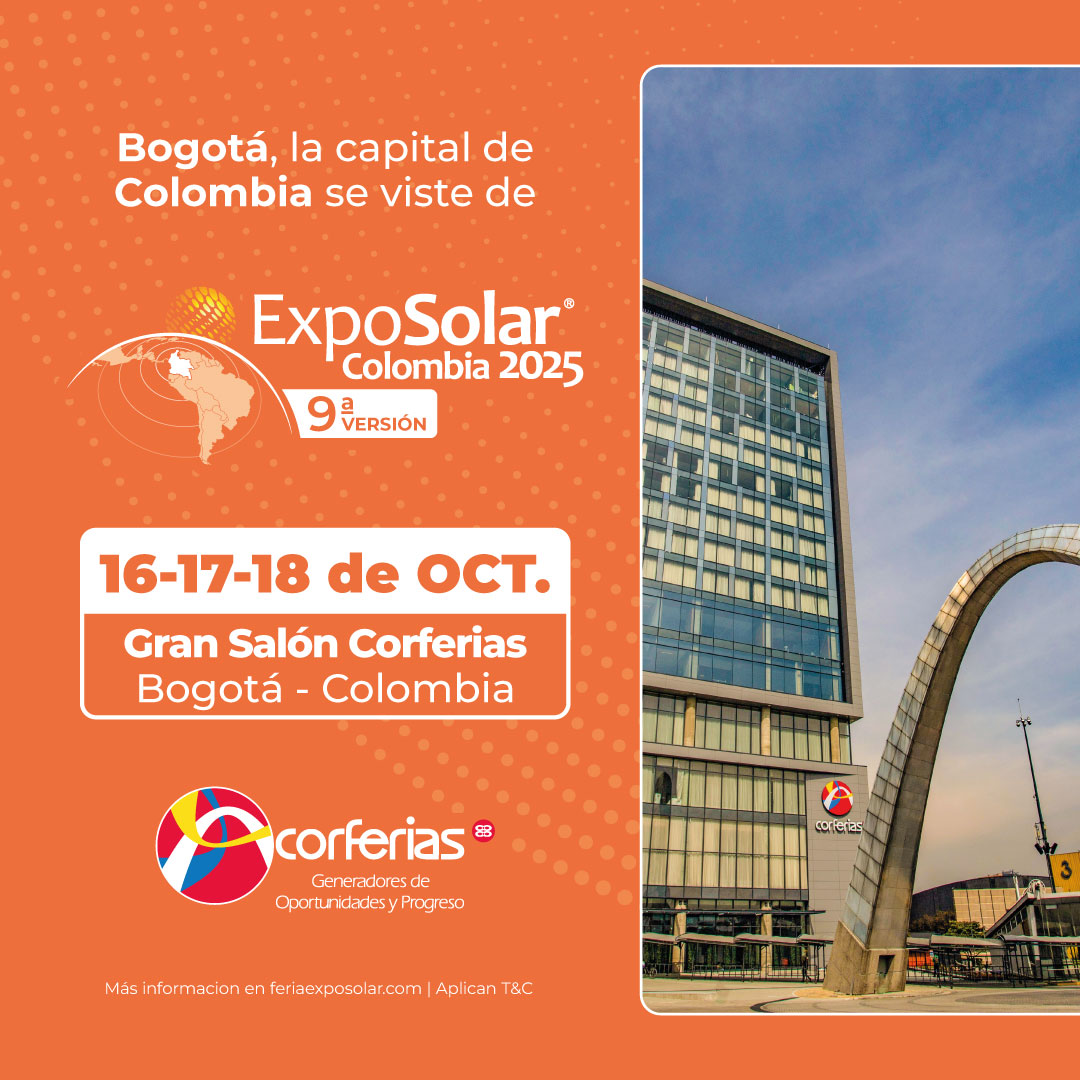 Bogotá albergará la próxima semana ExpoSolar Colombia 2025 – pv magazine Latin America